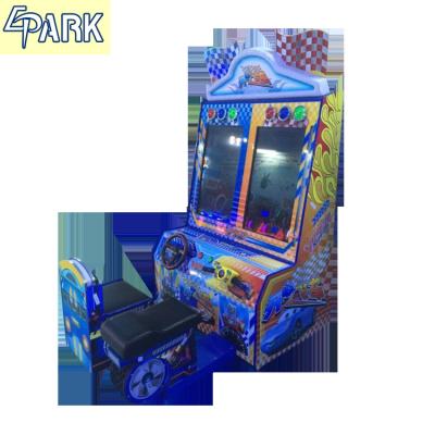 中国 商業子供の別のスクリーンが付いている電気幸せなはえのカー レースのゲーム・マシン 販売のため