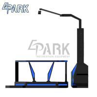 China 9D virtual reality VR space walking platform EPARK Interactive  gun dancing game machine for sale