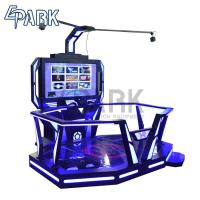 China 9D virtual reality VR space walking platform EPARK Interactive  gun dancing game machine for sale