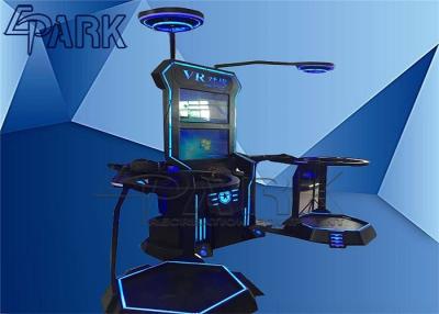 China 1.1KW 9D VR Simulator Two Players Space Walking Virtual Reality Game Machine for sale
