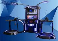 China 1.1KW 9D VR Simulator Two Players Space Walking Virtual Reality Game Machine for sale