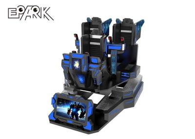 China Spieler 3.5KW 9D VR Simulator-drei, der schießend steht, Spiel-Maschine laufend zu verkaufen