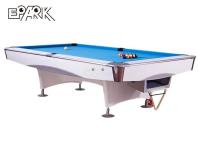China Standard Version Snooker Pool Blue Billiard Table Begonia Material for sale