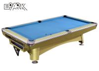 China Standard Version Snooker Pool Blue Billiard Table Begonia Material for sale