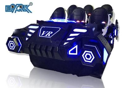 Chine machine de jeu de simulation de char de joueurs du simulateur six de réalité virtuelle de 4500W 9D à vendre