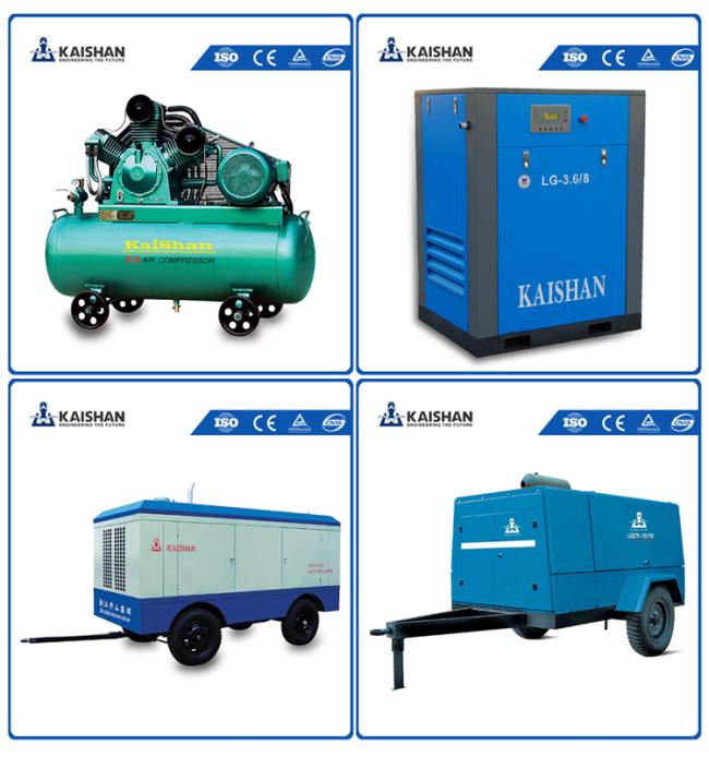 2017 Hot sales! LGCY-12/10 Kaishan air compressor/Portable diesel screw air compressor