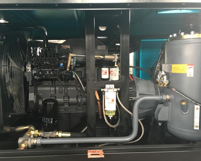 2017 vendite calde! Compressore d'aria di LGCY-12/10 Kaishan/compressore d'aria diesel portatile della vite