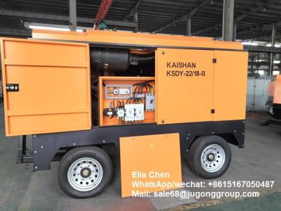 Cina 18 compressione a due fasi elettrica portatile del compressore a vite 132KW 700CFM di Antivari in vendita