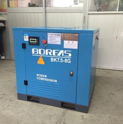 Cina Compressore d'aria a basso rumore guidato dircect della vite di raffreddamento a aria di 7.5KW 10HP 116psi 42cfm in vendita