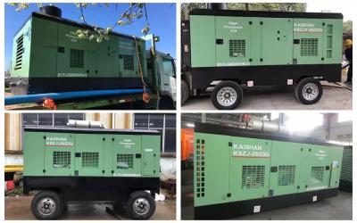 Cina Compressore d'aria della vite del pozzo profondo del motore diesel 525CFM 200psi per la perforatrice dell'acqua in vendita