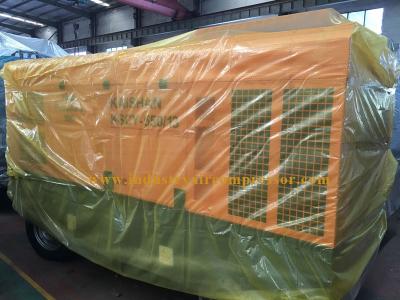 Cina 1 anno della garanzia della vite del compressore d'aria di compressore d'aria mobile portatile per estrazione mineraria in vendita