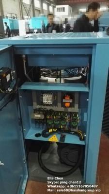 中国 2.2m3 1.0Mpa産業15kw青い色のためのベルト駆動ねじ空気圧縮機 販売のため