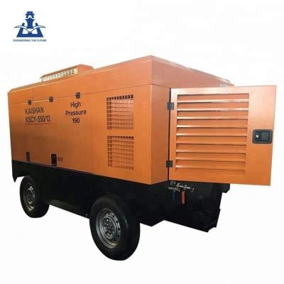 Cina Il compressore d'aria portatile della vite diesel di Antivari 550CFM del cellulare 14,5 in luoghi di perforazione svuota l'estrazione mineraria in vendita