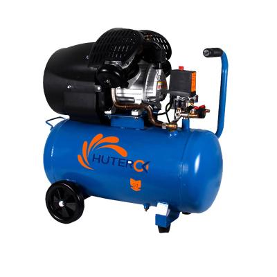 中国 油を差された2hp 50L携帯用ピストン空気圧縮機 販売のため
