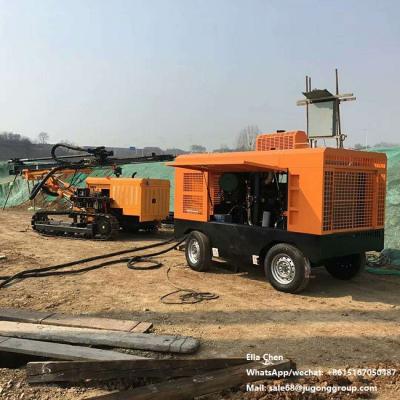 Cina Doppio compressore d'aria della vite del motore diesel di condizione di lavoro 15bar 12bar per la macchina pneumatica in vendita