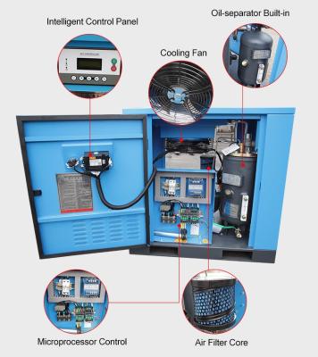Cina IP54 compressore d'aria elettrico della vite del bene durevole 180cfm 40Hp per il concentratore dell'ossigeno in vendita