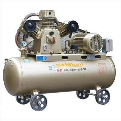 中国 Kaishan携帯用ピストン タイプ空気圧縮機2シリンダー7.5hp 8bar 販売のため