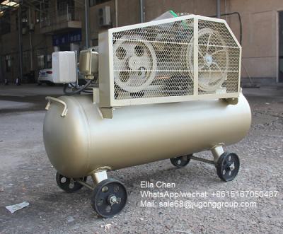 中国 Kaishan携帯用ピストン タイプ空気圧縮機2シリンダー7.5hp 8bar 販売のため
