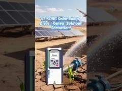 3-Phase Solar Pump Inverter with 99% MPPT Efficiency, Auto Operation, and LCD Status Monitor