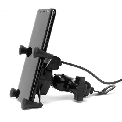 Cina Il telefono regolabile della motocicletta del manubrio monta per il telefono cellulare a 7 pollici a 3 pollici in vendita