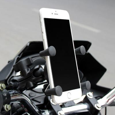中国 調節可能なハンドルバーのモーターバイクの電話は3インチのために7インチの携帯電話を取付ける 販売のため
