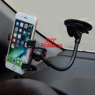 Cina Doppia larghezza del supporto 3.2inch del telefono del cruscotto dell'automobile del morsetto del collo d'oca in vendita
