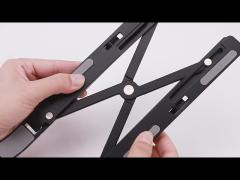 Всеобщая алюминиевая складывая настольная стойка телефона на 4 дюйма телефон 8 дюймов