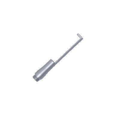 China Medical CO2 Laser Handpiece with 46mm Backstop for Surgical Systems Silver for sale