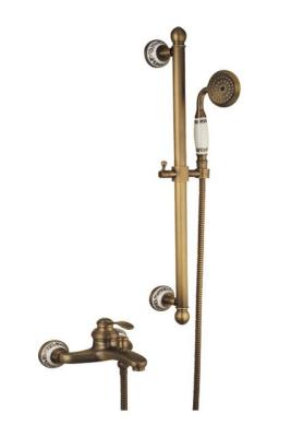 China antique brass shower faucet, shower faucet manufacturer for sale