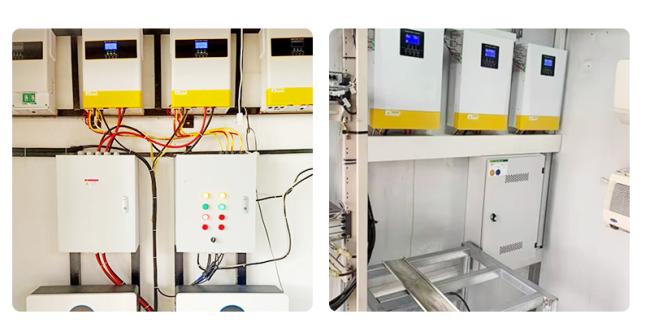 Solar inverter in operation