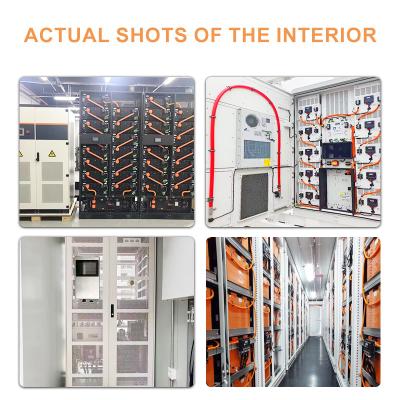 China 690V Container Energy Storage System BESS 20ft Container 250KW 1MWh 10MWh for Industrial for sale