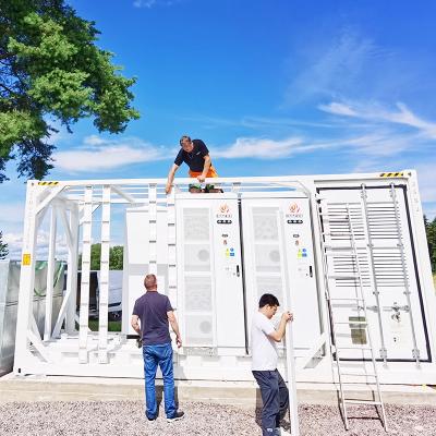 China 500kW 1MWh Battery Modular ESS IP65 Certified Containerized ESS with Liquid Cooling Technology for sale