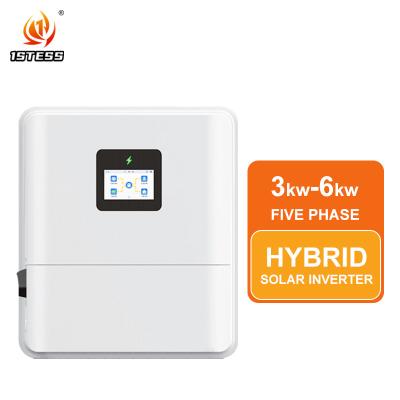 China IP65 Fase única 48V 3KW 3.6KW 4.6KW 5KW Inversor solar duplo MPPT On/Off Grid Pure Sine Wave 48V 6kw Inversor solar híbrido for sale