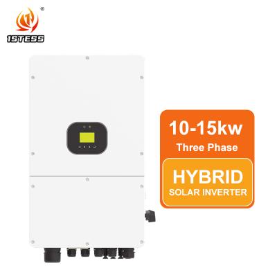China 15kW Three-Phase Grid-Tied Inverter Featuring MPPT Technology and High-Voltage Input for sale