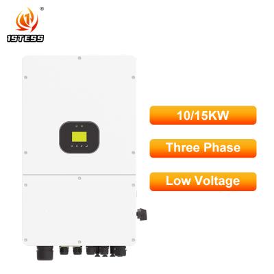 China 15kW Three-Phase Grid-Tied Inverter Featuring MPPT Technology and High-Voltage Input for sale