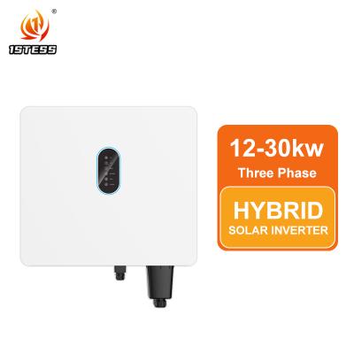 China 25kW/30kW IP66 Solar Inverter, Three-Phase, Pure Sine Wave, 120-800V Battery, High Voltage MPPT for sale