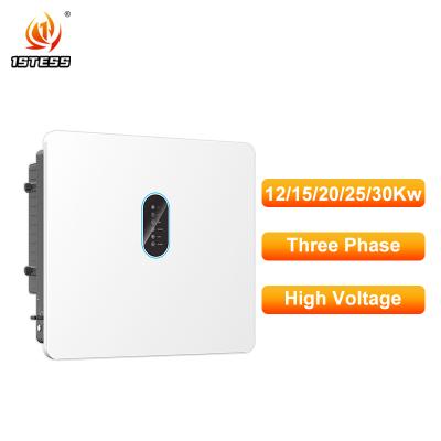 China 20kW IP66 Three-Phase Solar Inverter with MPPT High Voltage Pure Sine Wave 120-800V Battery for sale