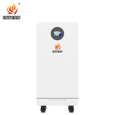 China 51.2V 300Ah 15.36kWh Wheel-Mounted LiFePO4 ESS Battery >98% Efficiency for sale