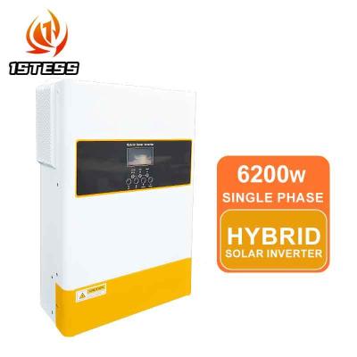 China Acceptable Input Voltage Range 170-280VAC For personal Computer 6.2kW Single Phase Solar Inverter with 48V Battery and MPPT for sale