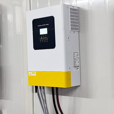 중국 하이브리드 인버터 5.5KW 48VDC 단상 순수 사인파 MPPT 프로그래밍 가능 공급 우선 판매용