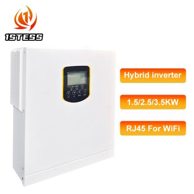 中国 1.5KW 12V MPPT バッテリー付き 純粋なシナス波太陽光インバーター Wake Up 販売のため