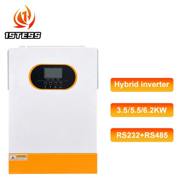 Quality 48V 5.5KW Hybrid Solar Inverter with MPPT Pure Sine Wave for sale
