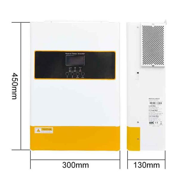 Quality 48V 6.2kW Hybrid Solar Inverter with MPPT Pure Sine Wave for sale