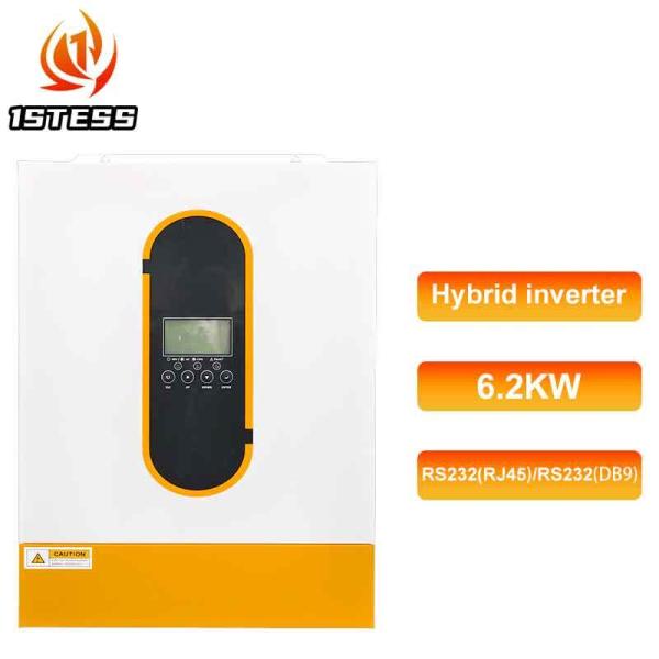 Quality 48V 6.2kW Hybrid Solar Inverter MPPT Pure Sine Wave Off Grid for sale