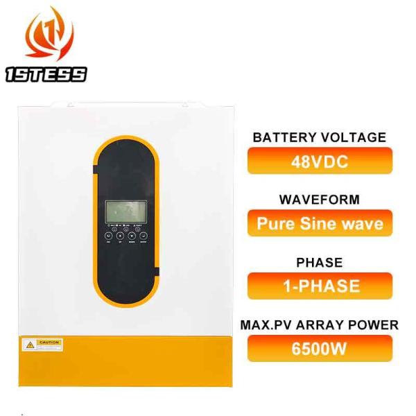 Quality 48V 6.2kW Hybrid Solar Inverter MPPT Pure Sine Wave Off Grid for sale