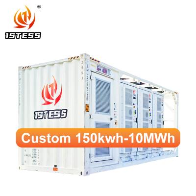 China 20ft gecontaineriseerd batterijopslagsysteem 600kW IP55 C3 gecertificeerd Te koop