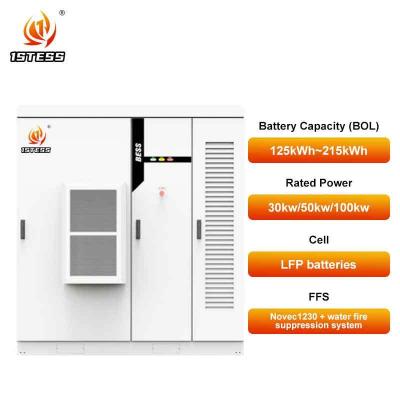 China 200kWh LiFePO4 Industrial Battery Storage System IP55 Plug-and-Play for sale