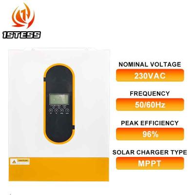 China 48V 6.2kW Hybrid Solar Inverter MPPT Pure Sine Wave Off Grid for sale