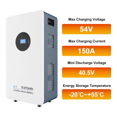 중국 모듈형 확장 가능 올인원 배터리 팩 가정용 에너지 저장 시스템 48V 314Ah 15kwh Lifepo4 리튬 병렬 설계 판매용