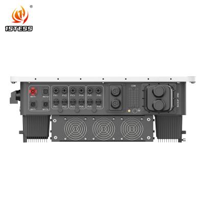 China Three Phase Pure Sine Wave Hybrid Solar Inverter IP66 120V-800V 12kw 15kw 20kw 25kw 30kw on Off Grid MPPT with LCD Display for sale